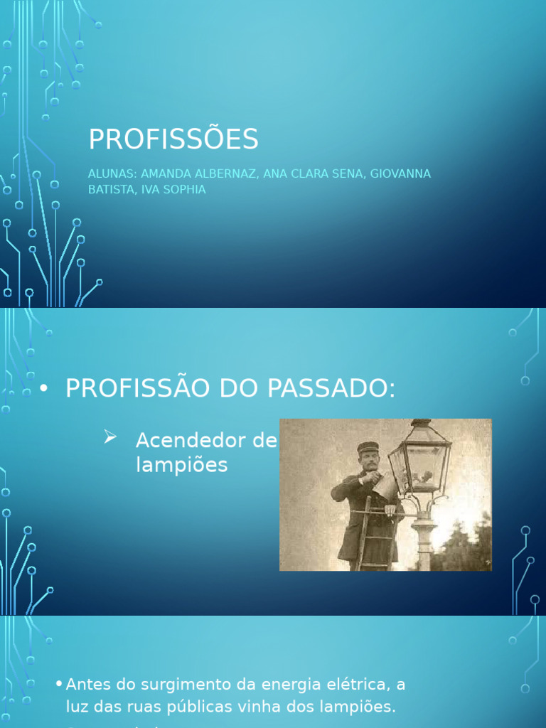 Slide Ana Profissoes | PDF