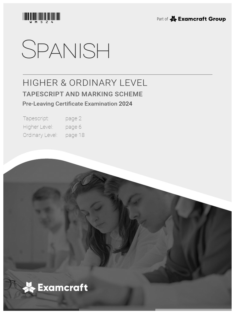 2024 LC Spanish Marking Scheme | PDF