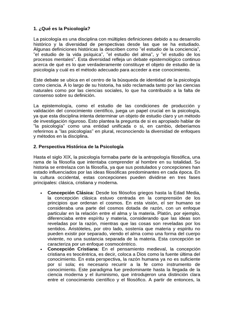 Resumen de Psicologia | PDF