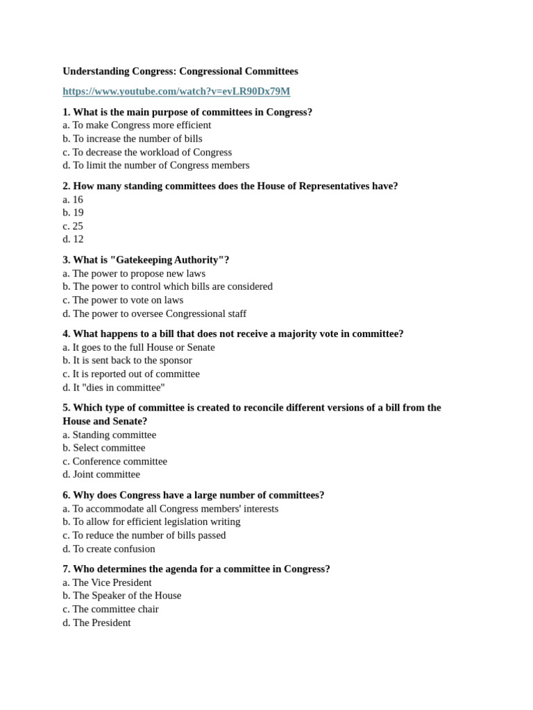 Understanding Congress | PDF