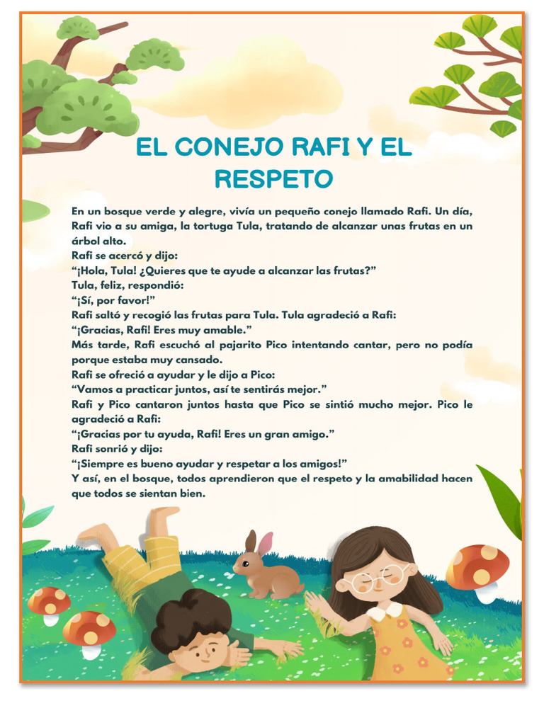 CUENTO RESPETO 3X3 | PDF
