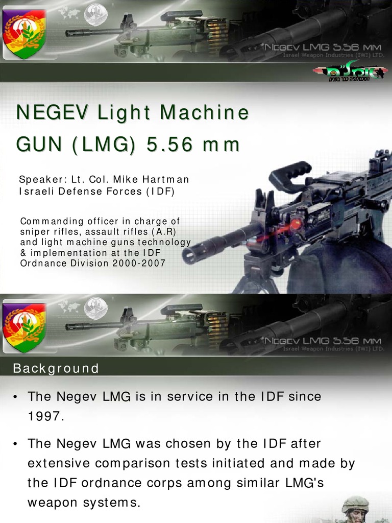 NEGEV Light Machine Gun | Machine Gun | Israel Defense Forces