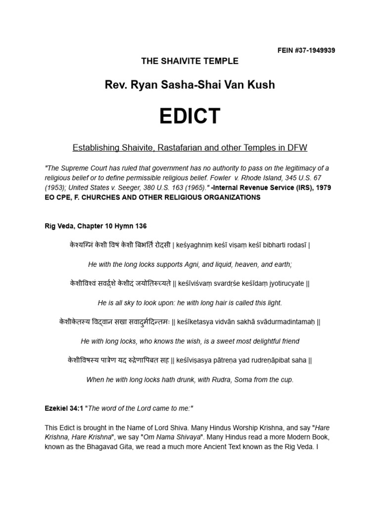 Edict PDF | PDF