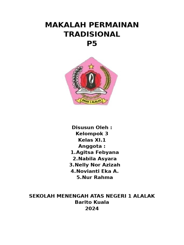 Makalah P5 Kel 3 XI.1 | PDF