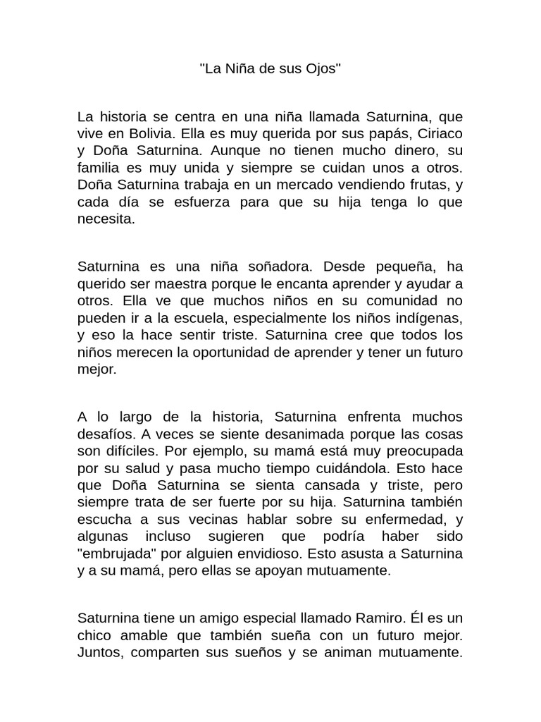 La niña de tus ojos | PDF