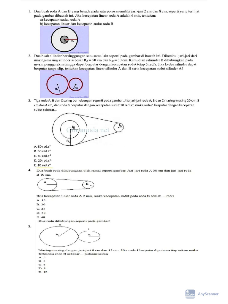 Latihan Hubungan Roda-Roda | PDF
