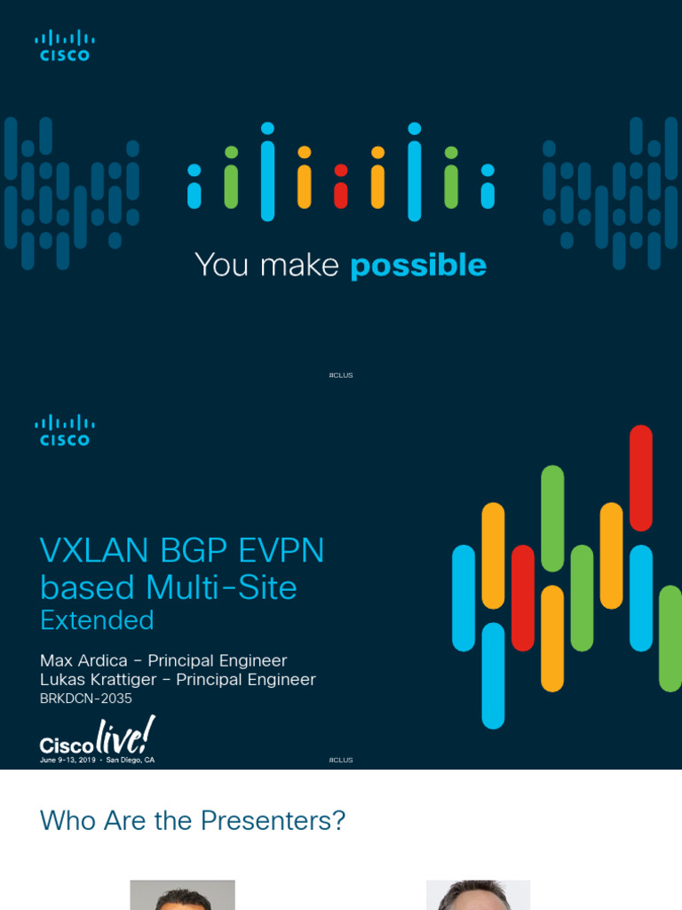 Vxlan BGP Evpn Multi Site Extended - Brkdcn-2035 | PDF