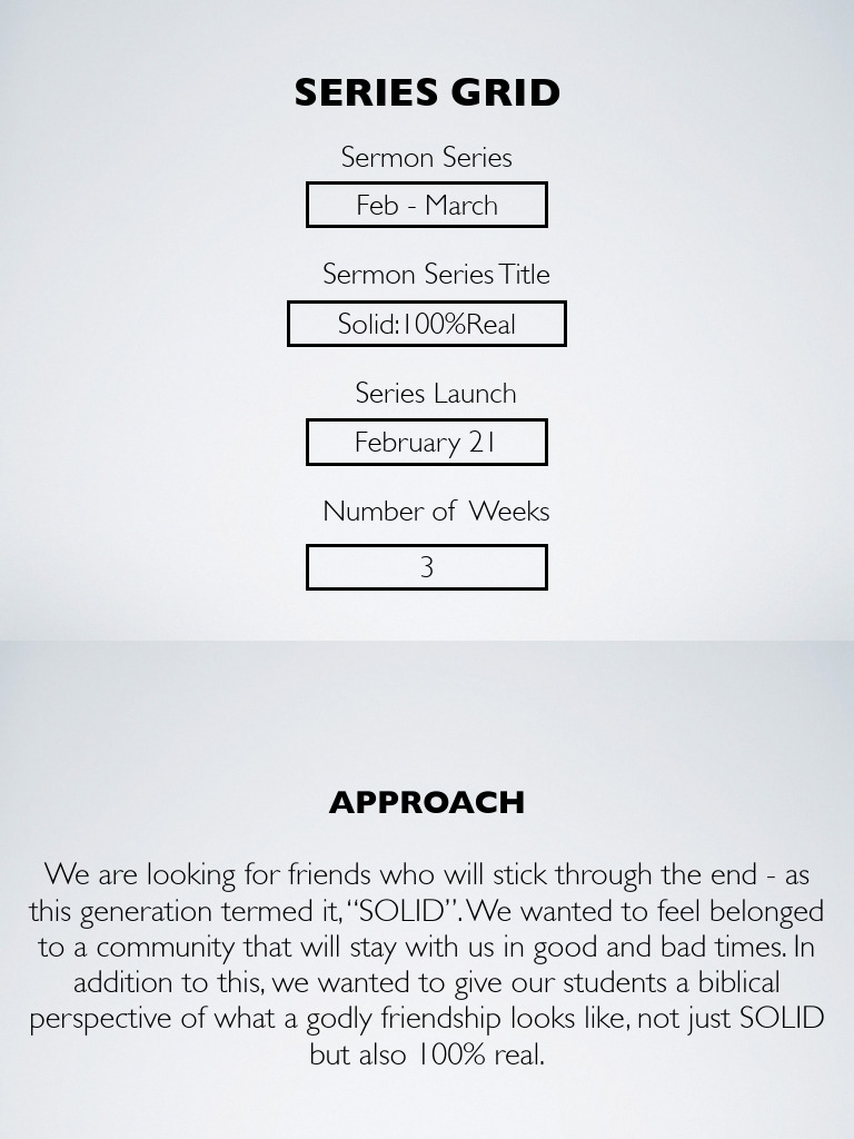 SOLID 100% Real Sermon Series Package | PDF