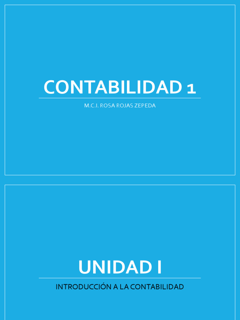 Contabilidad 1 | PDF | Contabilidad | Negocios