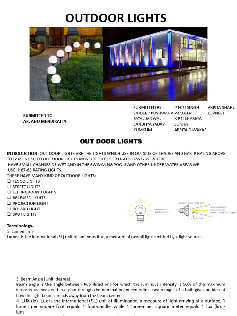Exterior Lights | PDF