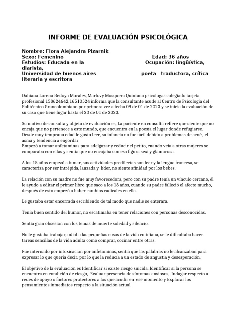 Ejemplo de Informe | PDF