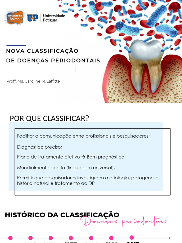 Nova Classificação Das Doenças Periodontais | PDF