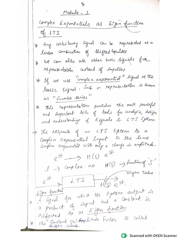 Mod 3 - Complex Exponentials - Fourier Series | PDF