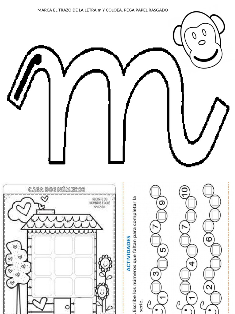 Fonema M y Números | PDF