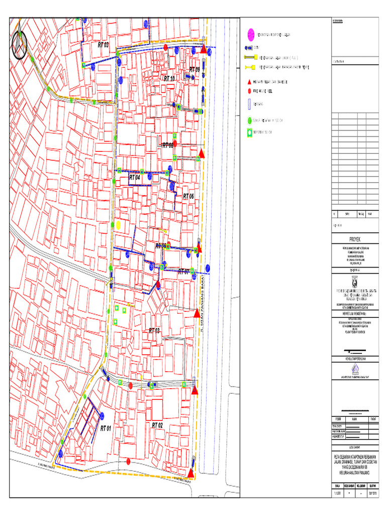 01 Site Plan Komponen Alll Siteplan Rw 08 | PDF