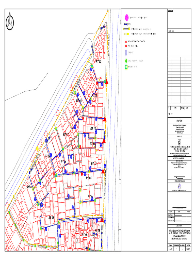 01 Site Plan Komponen Alll Siteplan Rw 10 | PDF