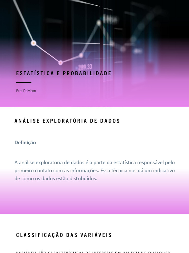 Aula 2 - An Lise Explorat Ria de Dados | PDF