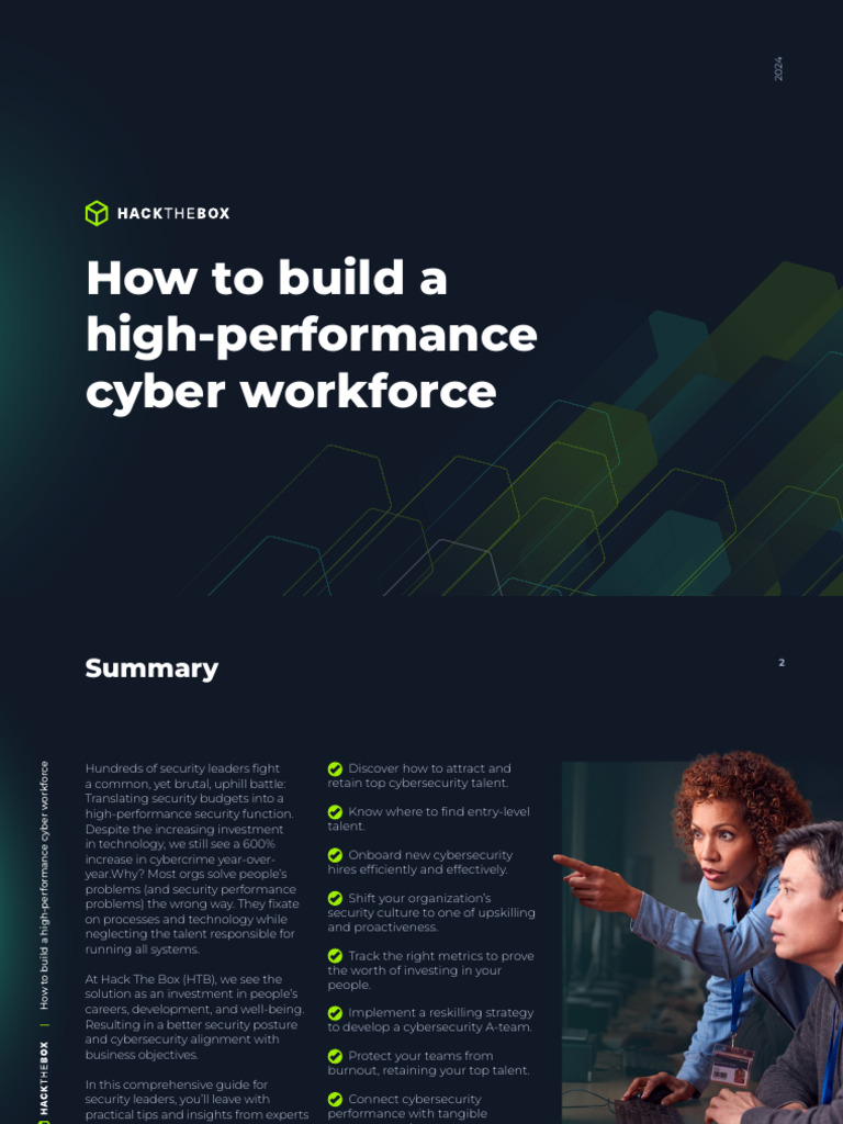 HTB Cyber Workforce Report | PDF | Computer Security | Computers
