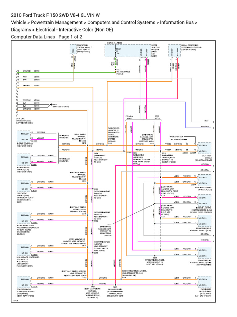 Bus F150 4.6 2010 | PDF