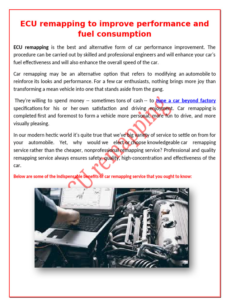 ECU Remapping | PDF
