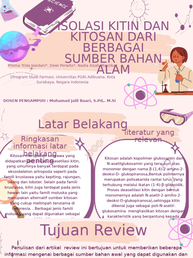 Isolasi Kitin Dan Kitosan - Metode Penelitian | PDF