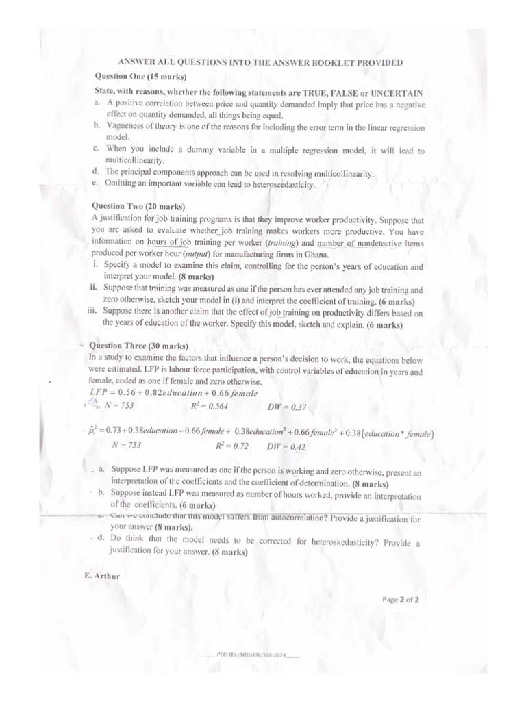 Mid Sem Solutions | PDF