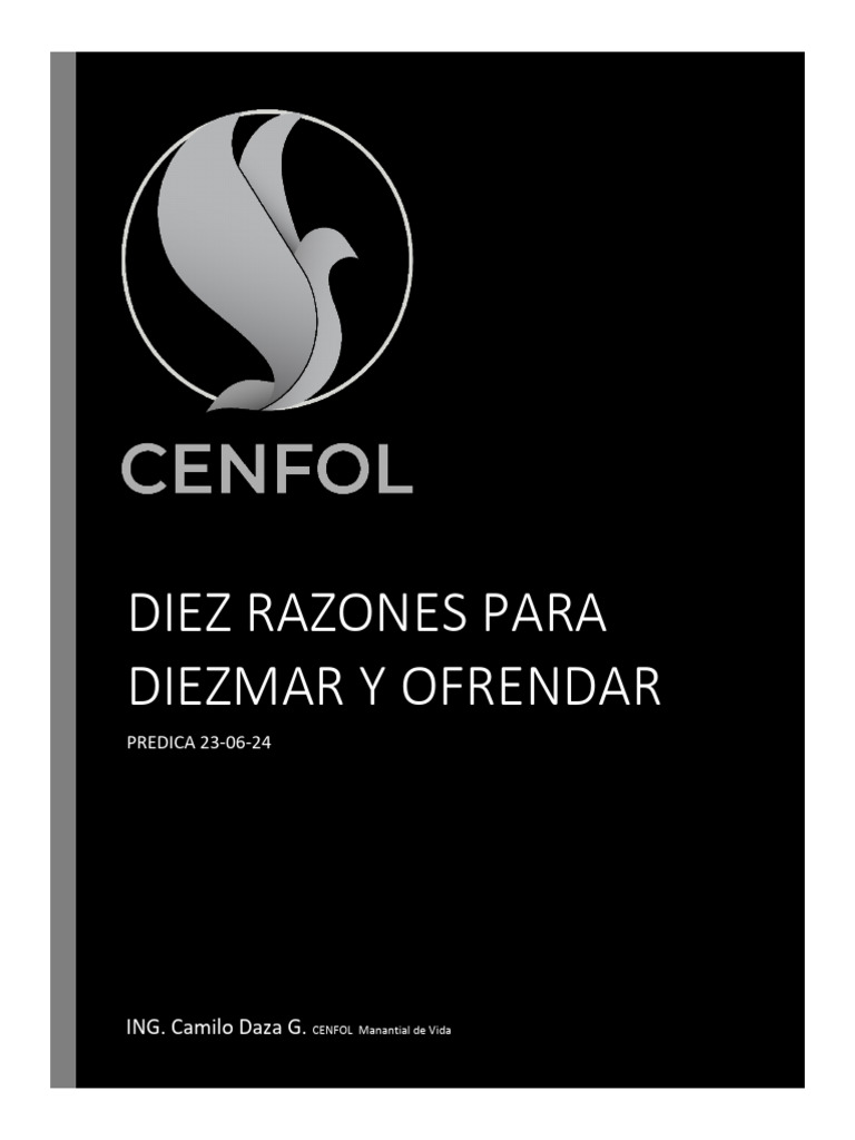 10 Razones Para Diezmar | PDF 10 Razones Para Diezmar | PDF