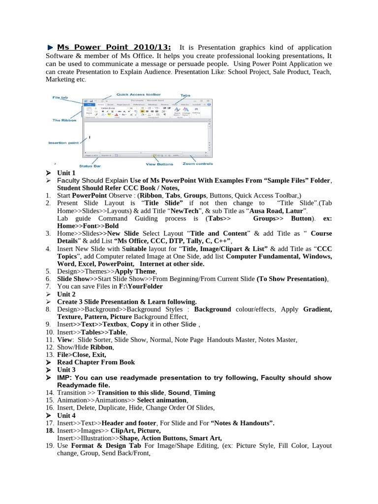 Learn Power Point | PDF | Microsoft Power Point | Software