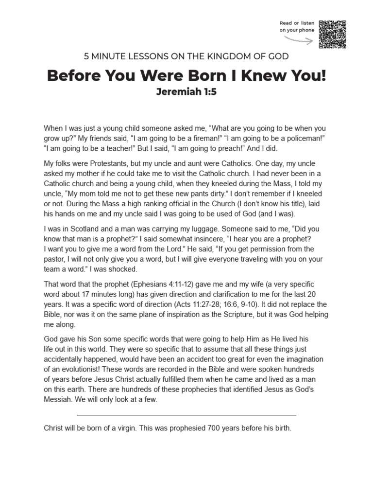Before You Were Born I Knew You | PDF