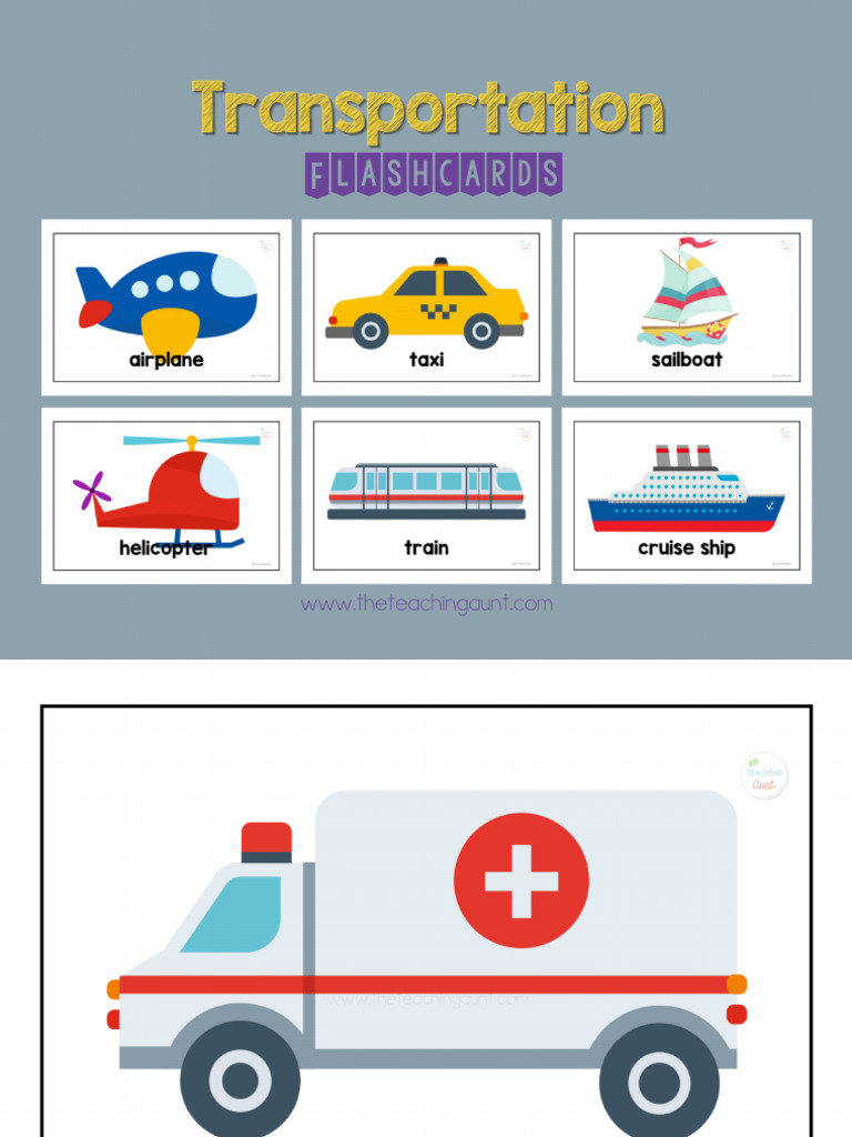 Transportation Flashcards 8.5 | PDF