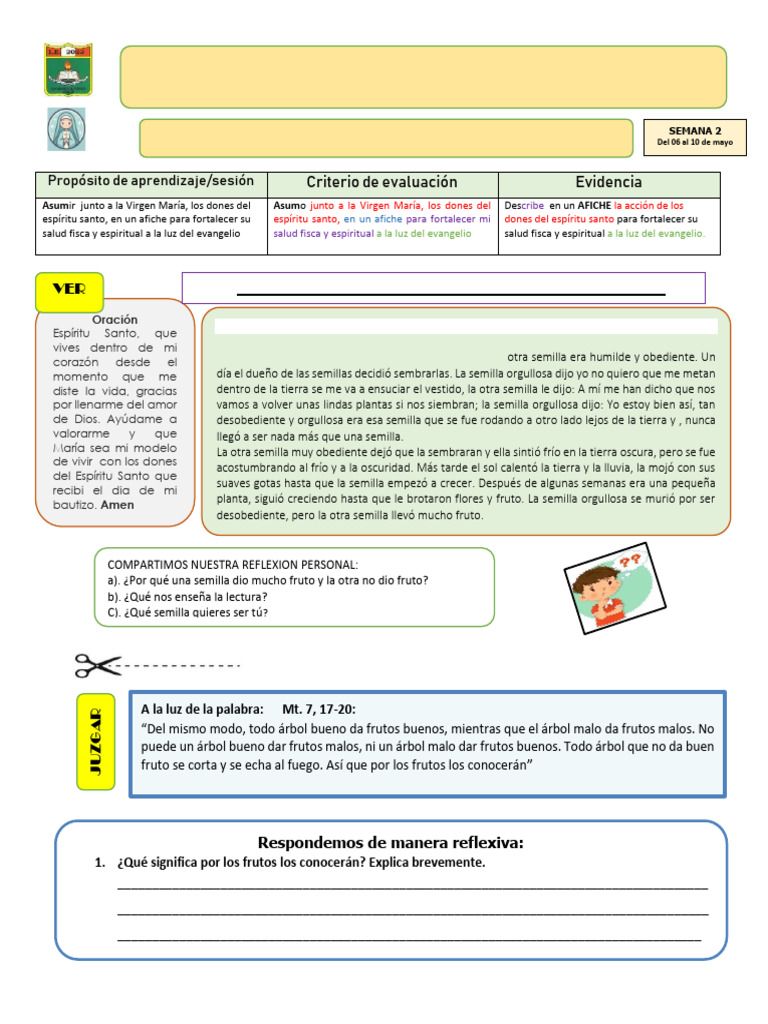 Ficha 2 Und 2 3ro Pdf