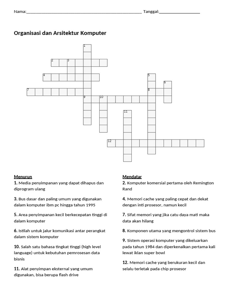 TTS - Organisasi Dan Arsitektur Komputer - K4 | PDF