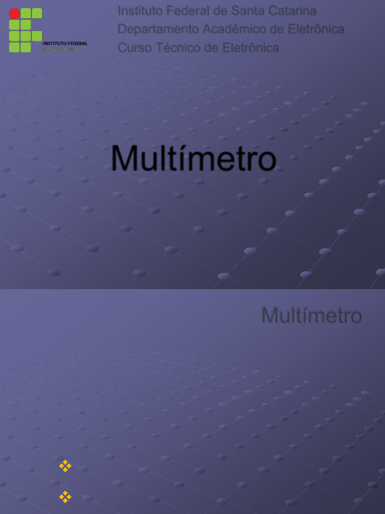 Multímetro | PDF