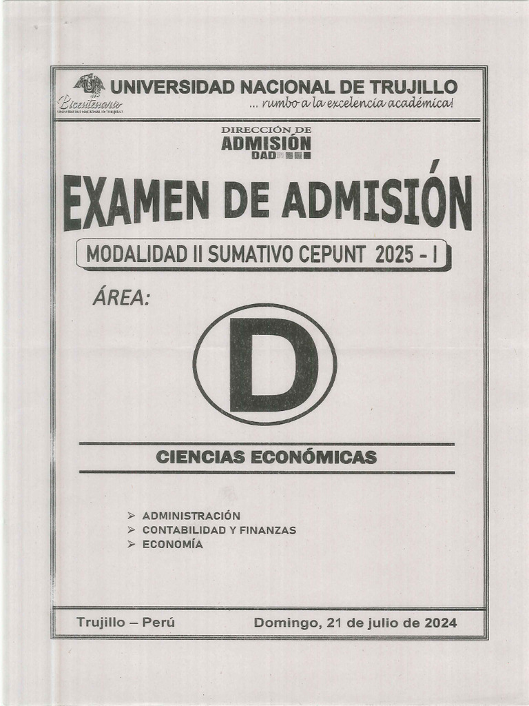 2DO SUMATIVO CEPUNT 2025 II D | PDF