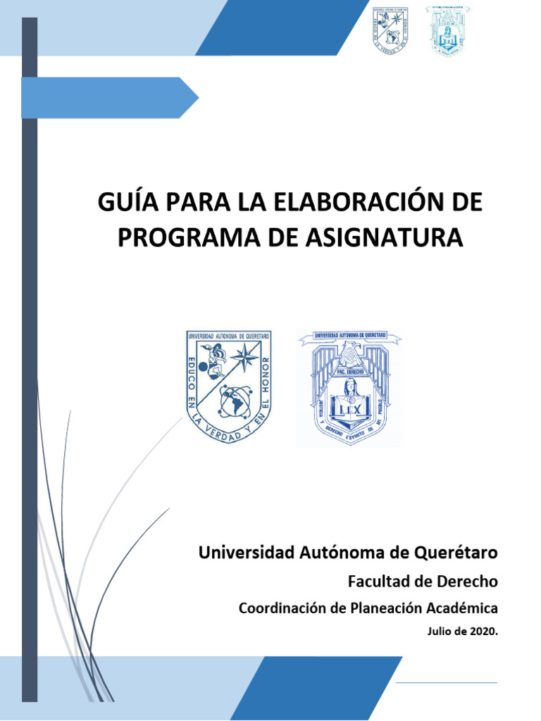 Guia Elaboracion de Programa | PDF
