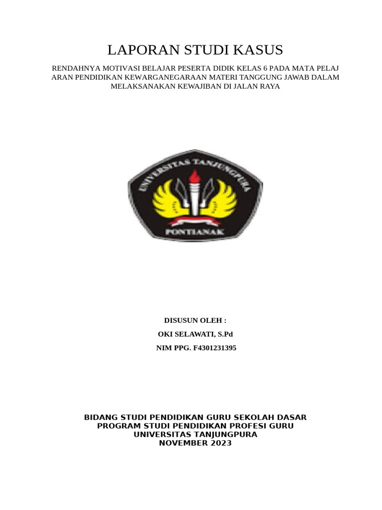 Laporan Studi Kasus | PDF