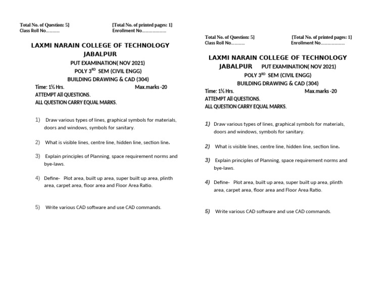 Put Paper Building Drowing & Cad | PDF