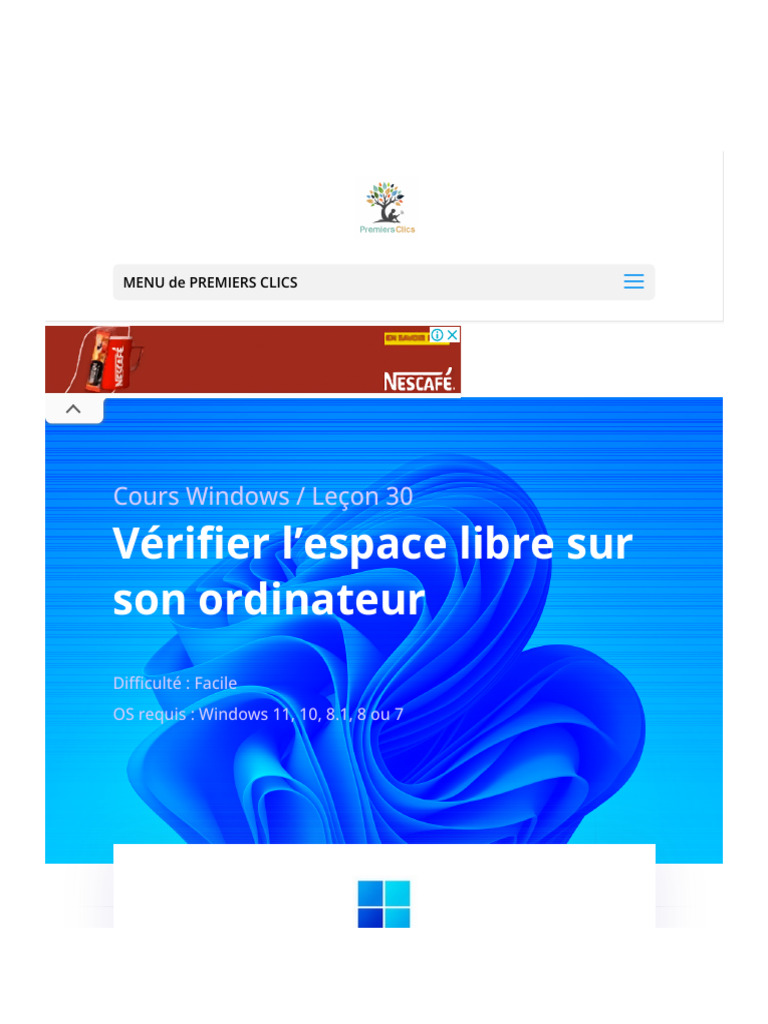 Vérifier L'espace Libre Disponible Sur Son Ordinateur | PDF