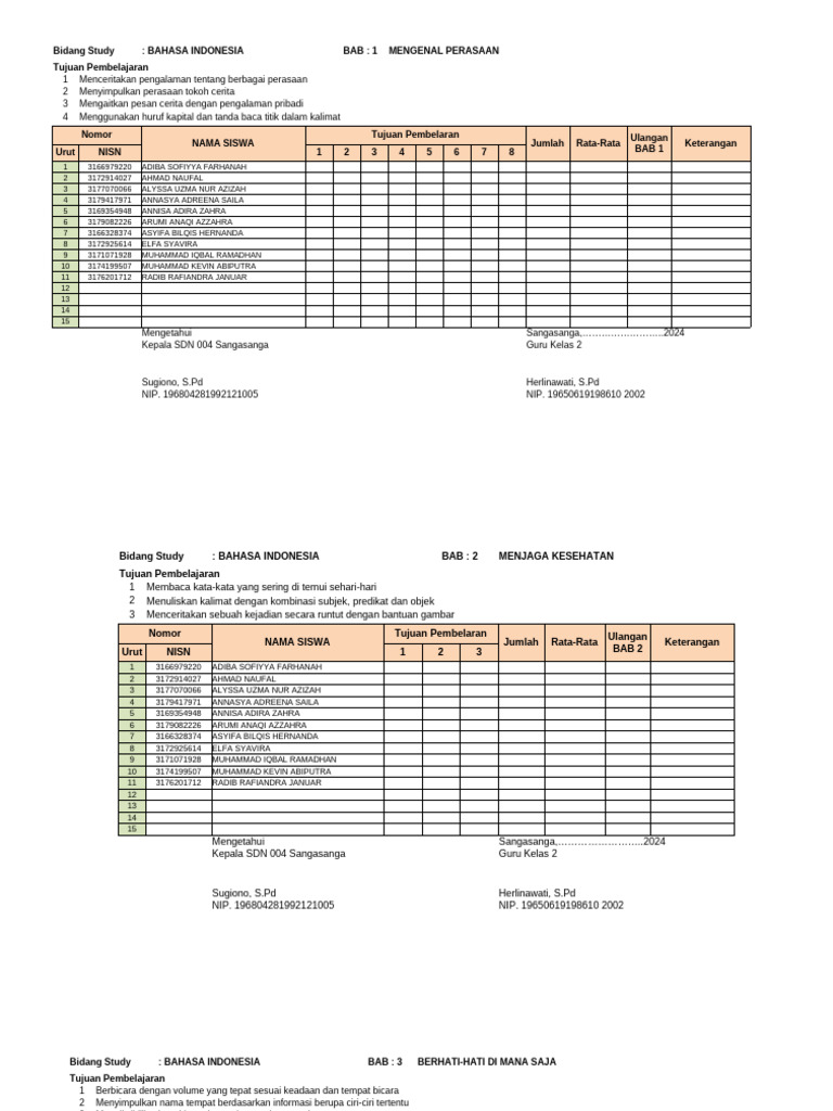 Nilai b,Indonesia | PDF