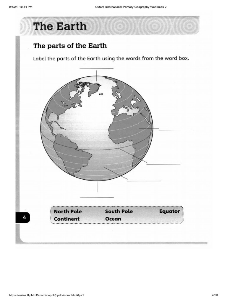 Oxford International Primary Geography Workbook 2-4-5 | PDF