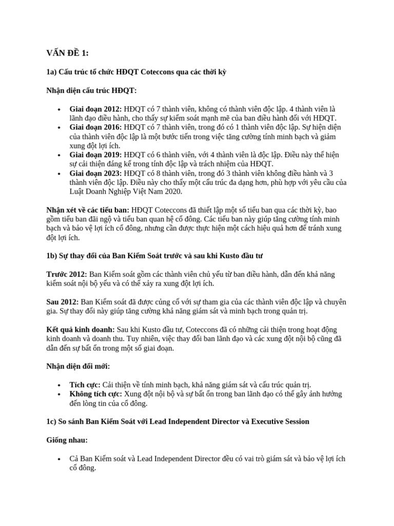 Bài Case Studyv 1 | PDF