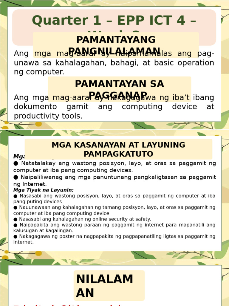 q1 Epp 4 Ppt Week 2 | PDF