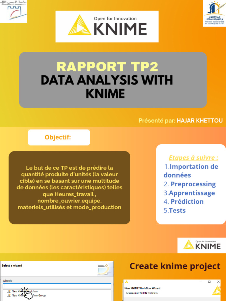 RAPPORT TP2knime | PDF