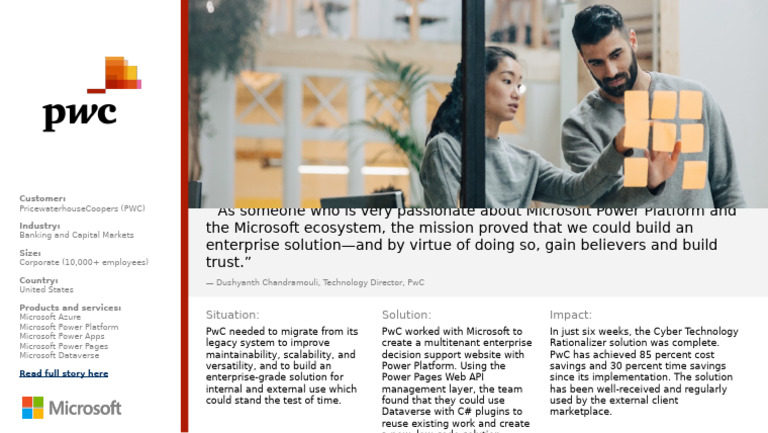 PWC Summary Slide | PDF