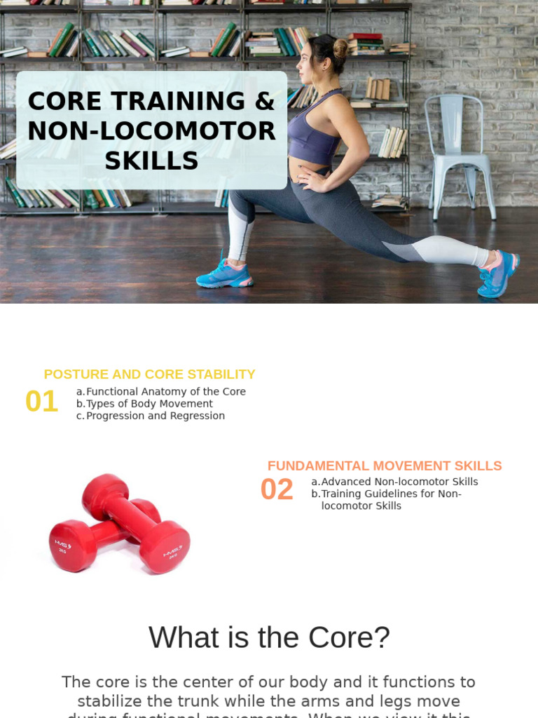 Unit 1 Core Training and Non Locomotor Skills 4 (1) | PDF