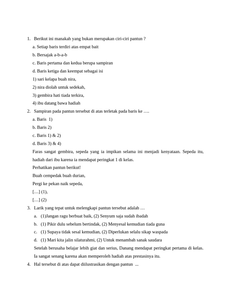 Soal PTS KLS 7 | PDF
