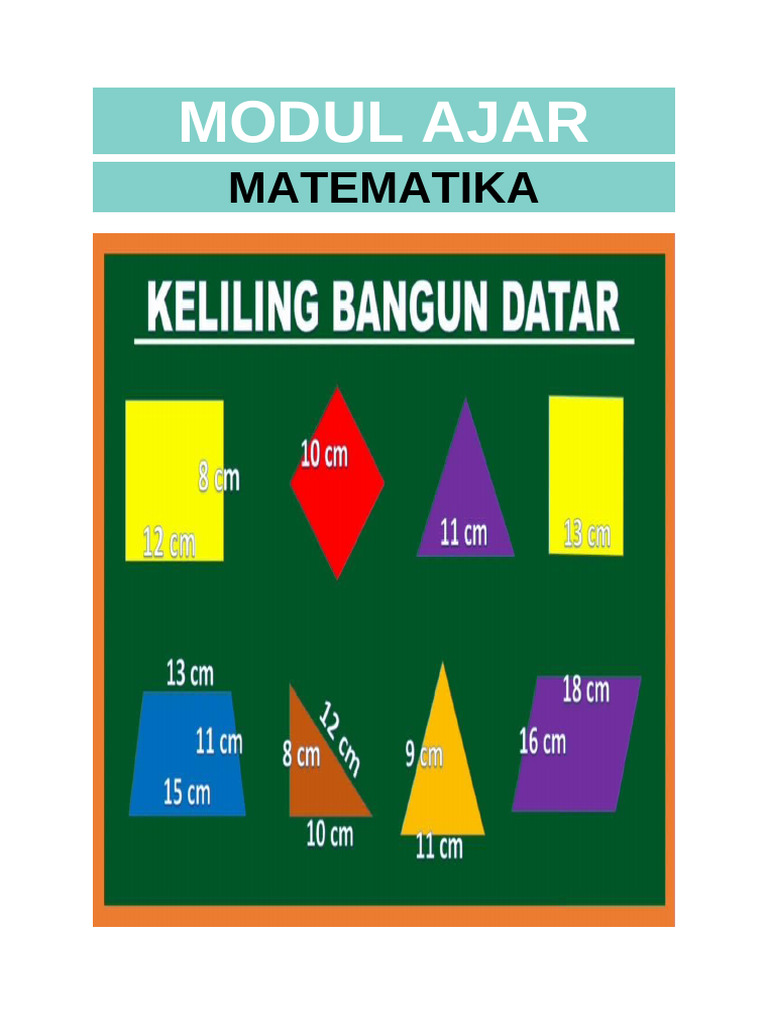 Modul Ajar Keliling Bangun Datar Kelas-5 | PDF