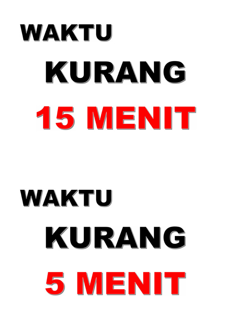 Time Keeper Kertas | PDF