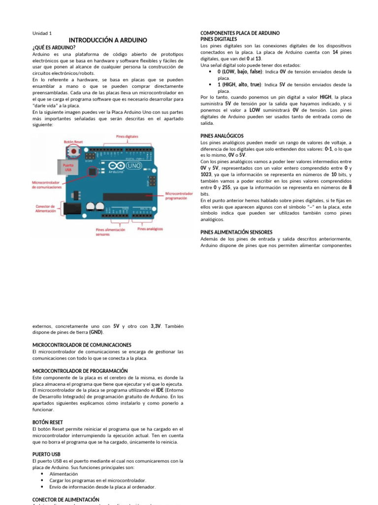 Introducción A Arduino | PDF