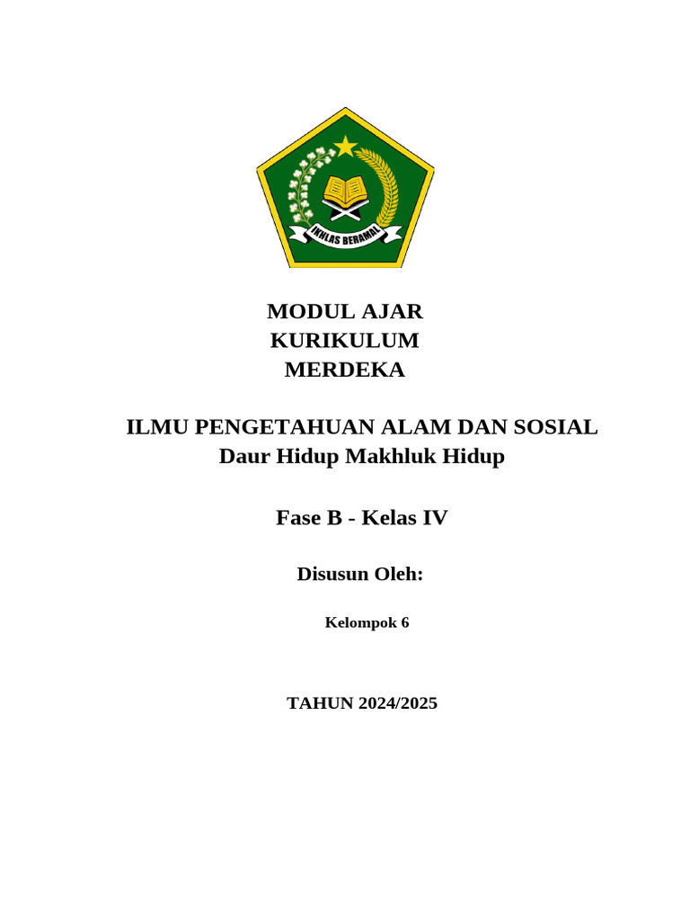 MODUL AJAR MICROTEACHING KEL. 6 | PDF